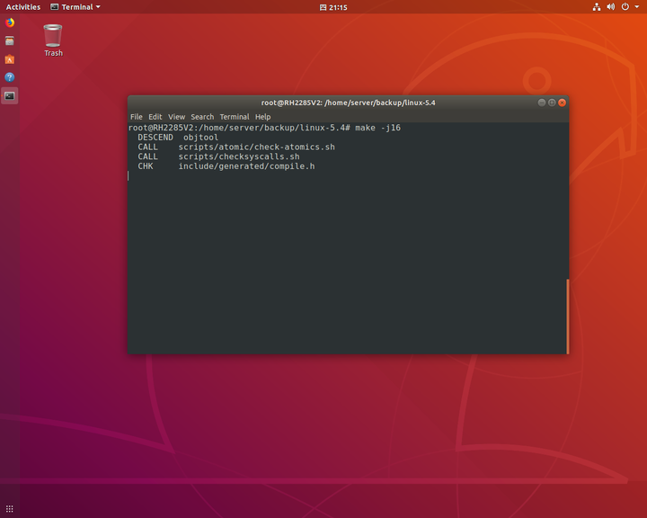 Ubuntu18.04编译内核5.4.0